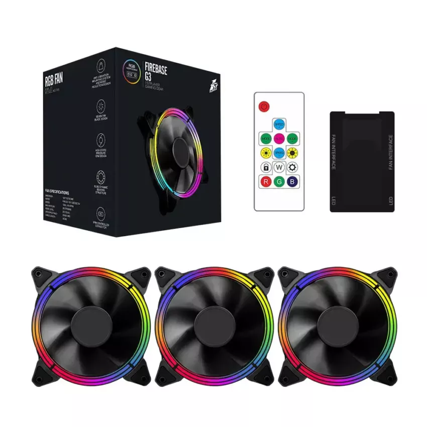 1STPLAYER G3 LED Case Fan (120mm) - TMD