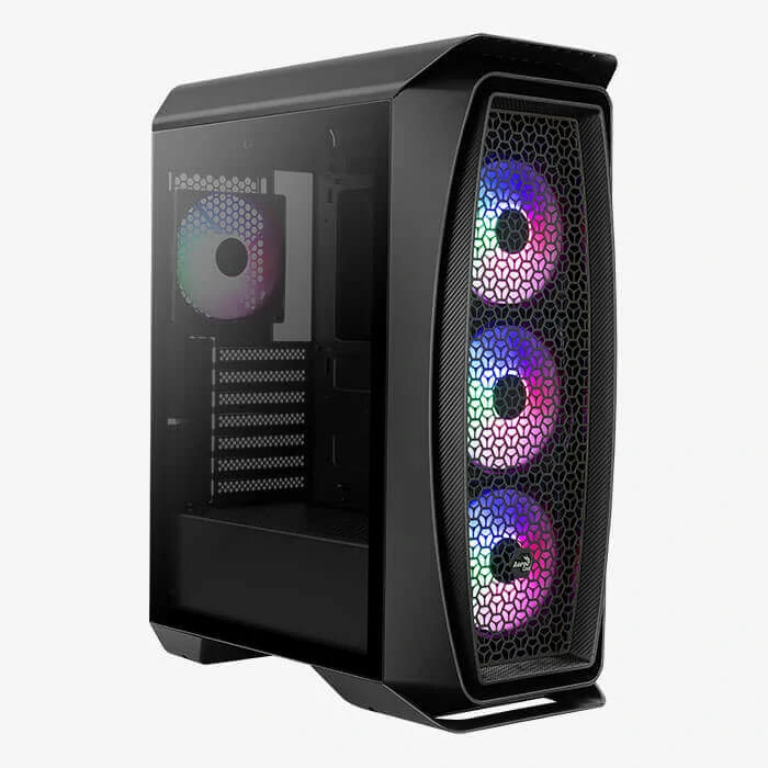 Aerocool Aero One Frost RGB Mid-tower Gaming case - Black Edition - TMD
