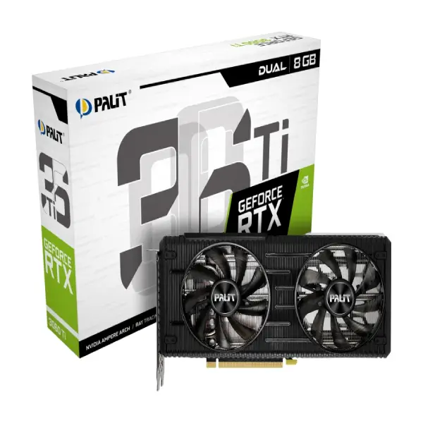Palit GeForce RTX™ 3060 Ti Dual Graphic card - TMD
