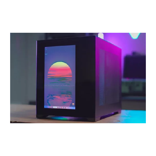 1STPLAYER SP7- (Black) - EMOTION VIEW With Monitor PC Case كيس بي سي ...