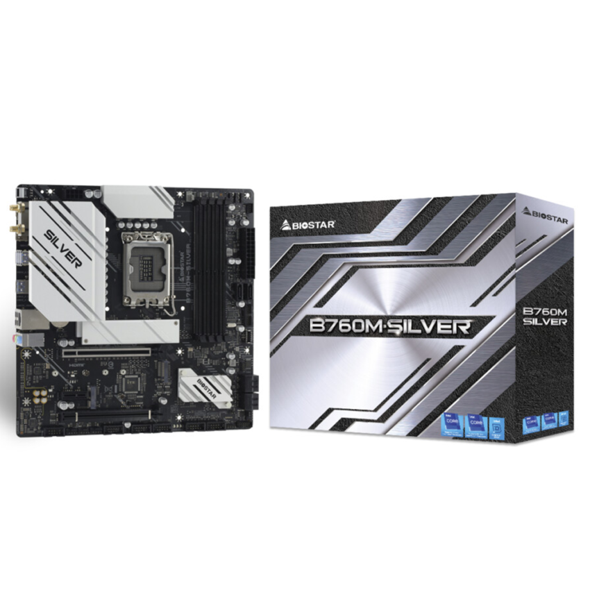 BIOSTAR B760M-SILVER Motherboard - TMD